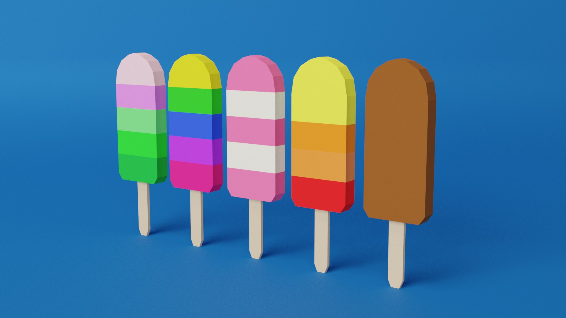 3D Model Ice Cream Lowpoly - TurboSquid 2011600