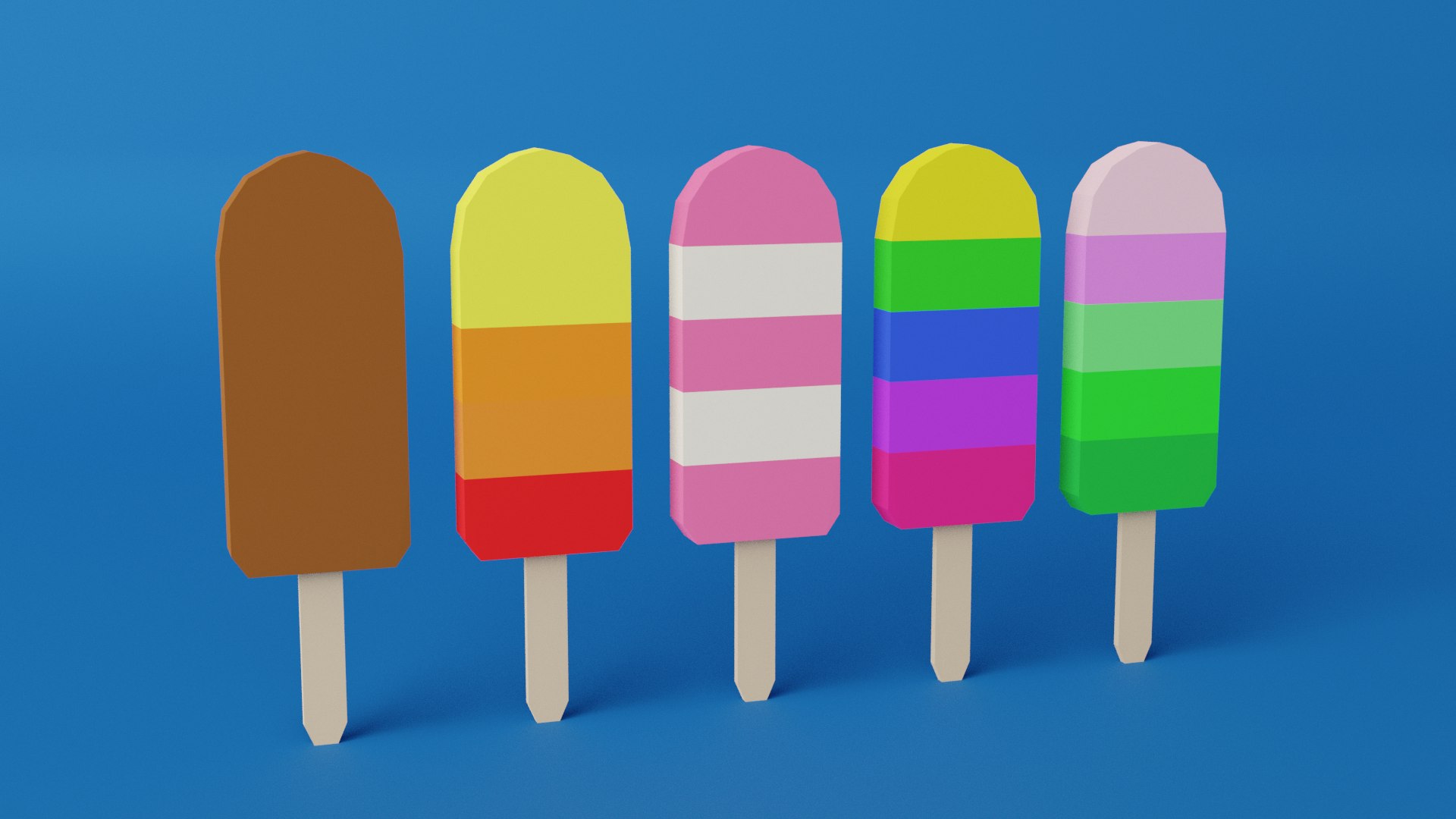 3D Model Ice Cream Lowpoly - TurboSquid 2011600