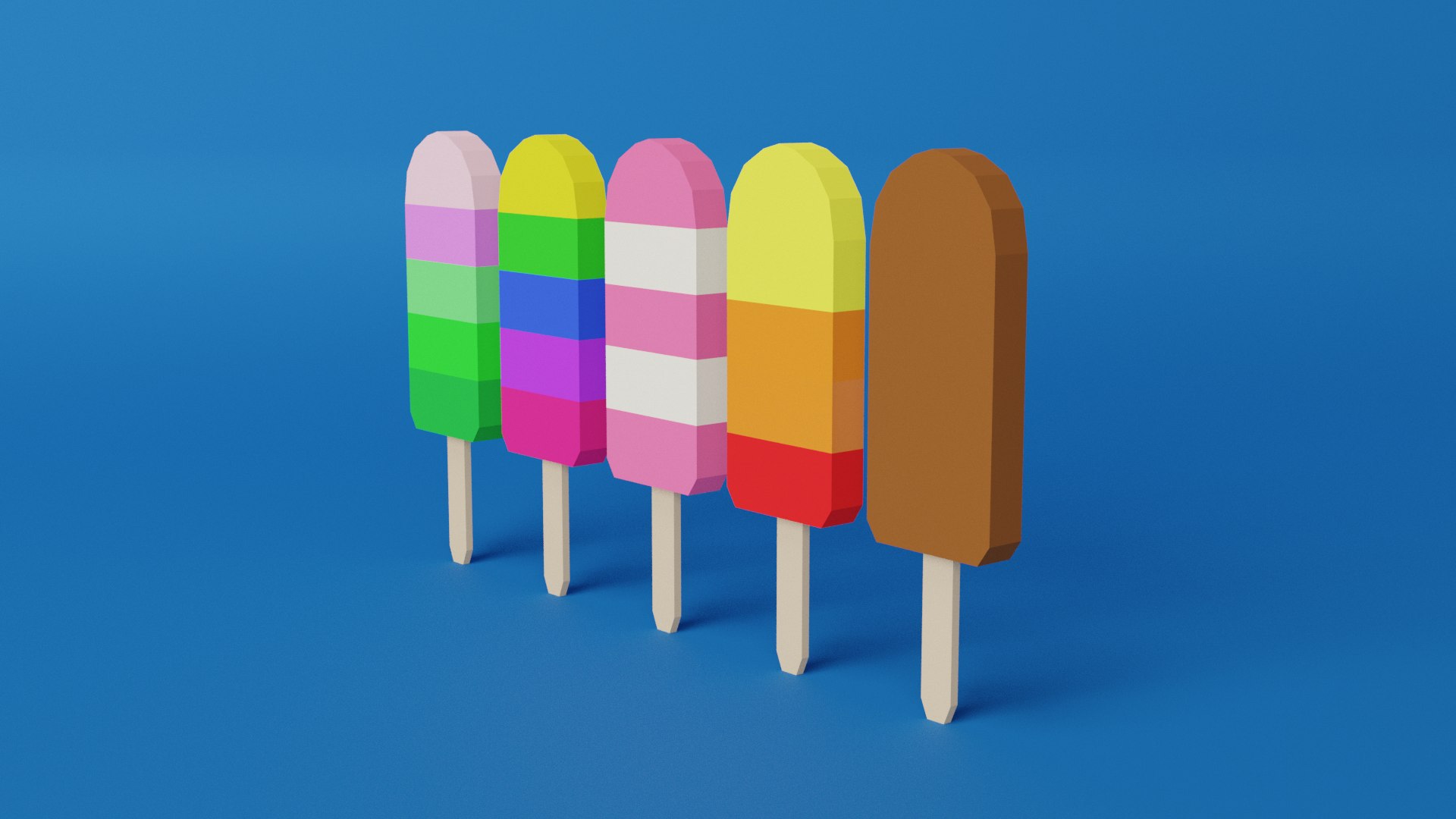 3D Model Ice Cream Lowpoly - TurboSquid 2011600