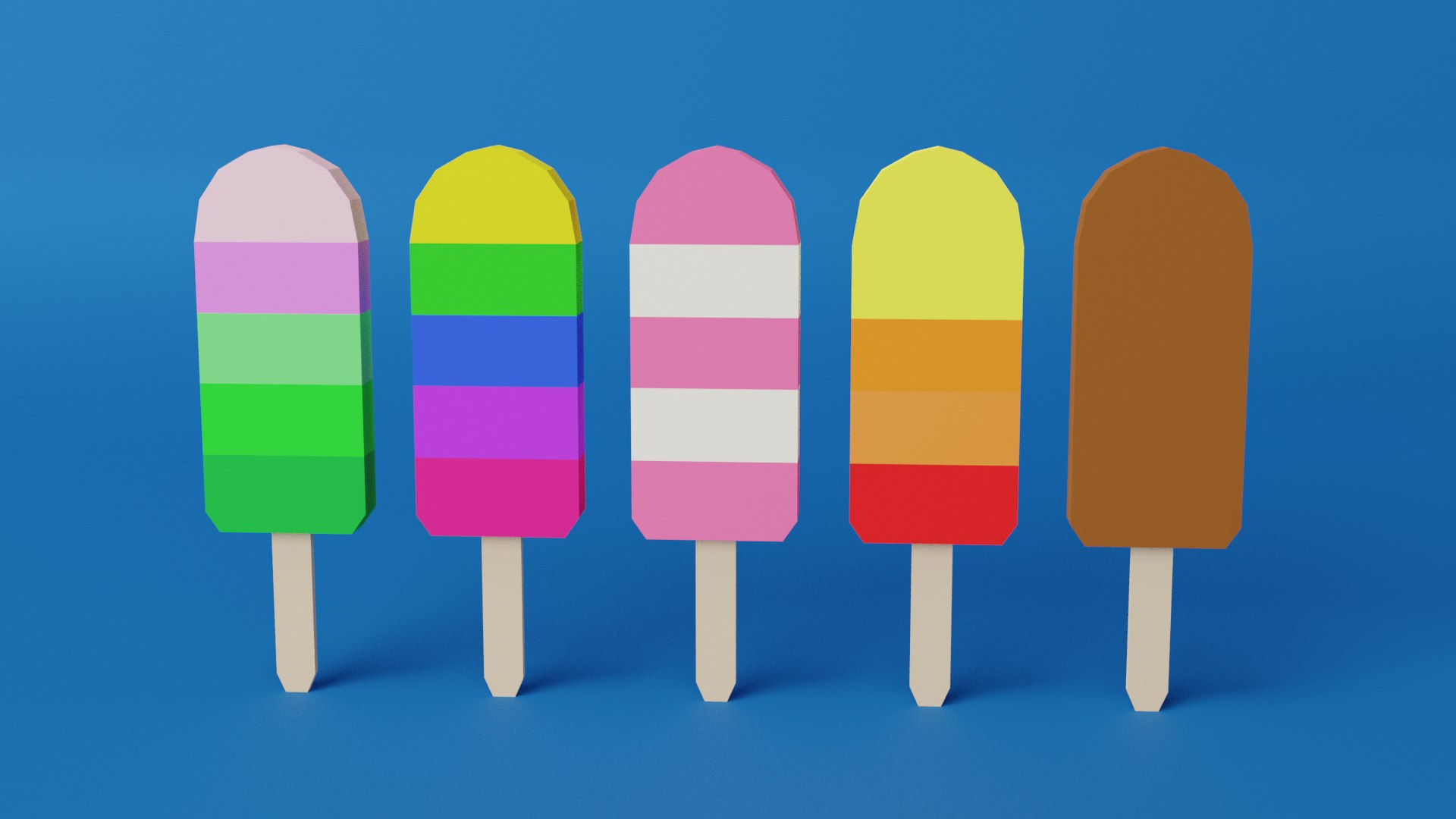 3D Model Ice Cream Lowpoly - TurboSquid 2011600
