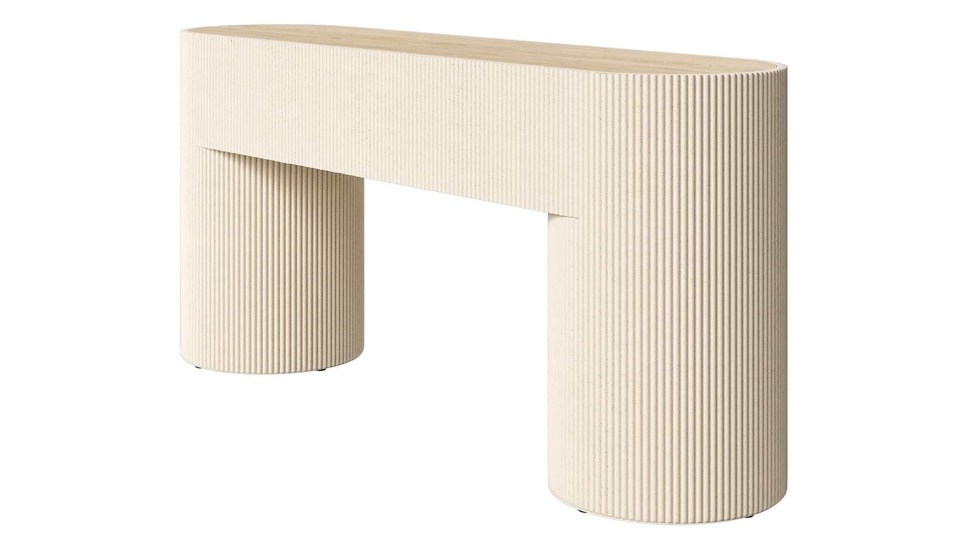 modelo 3d Mesa consola Crate and Barrel Kahn - TurboSquid 2221349