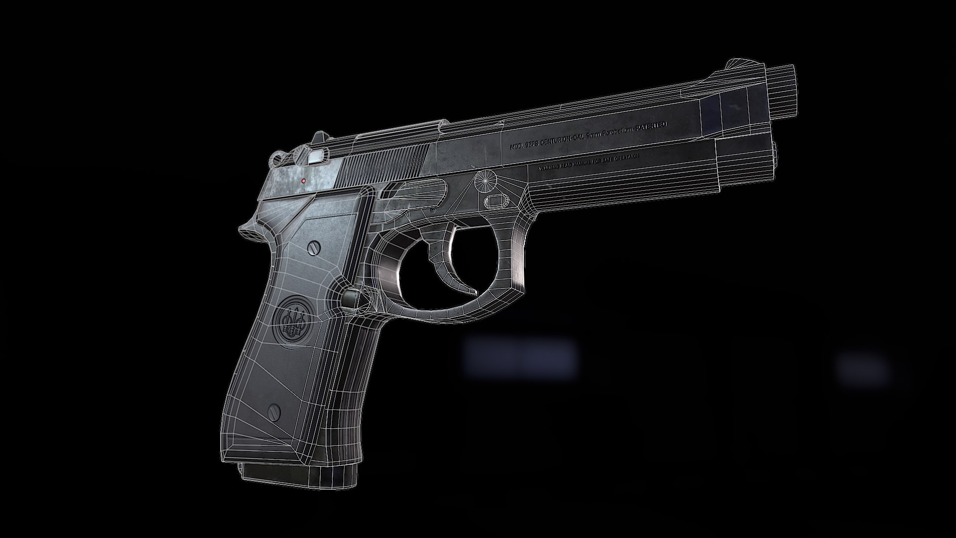 Beretta 92 Fs Model - TurboSquid 1918064