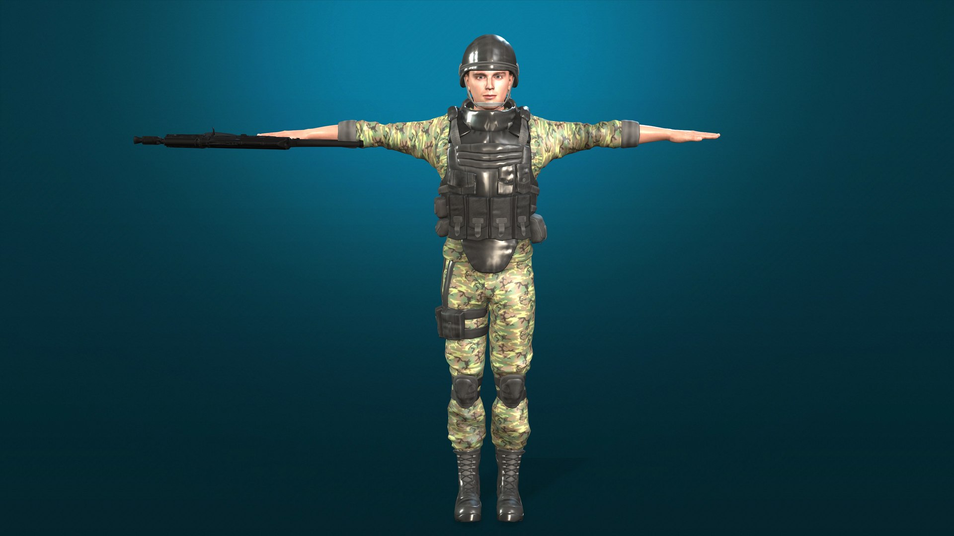 Soldier Military Animation File 3D Model - TurboSquid 1702043