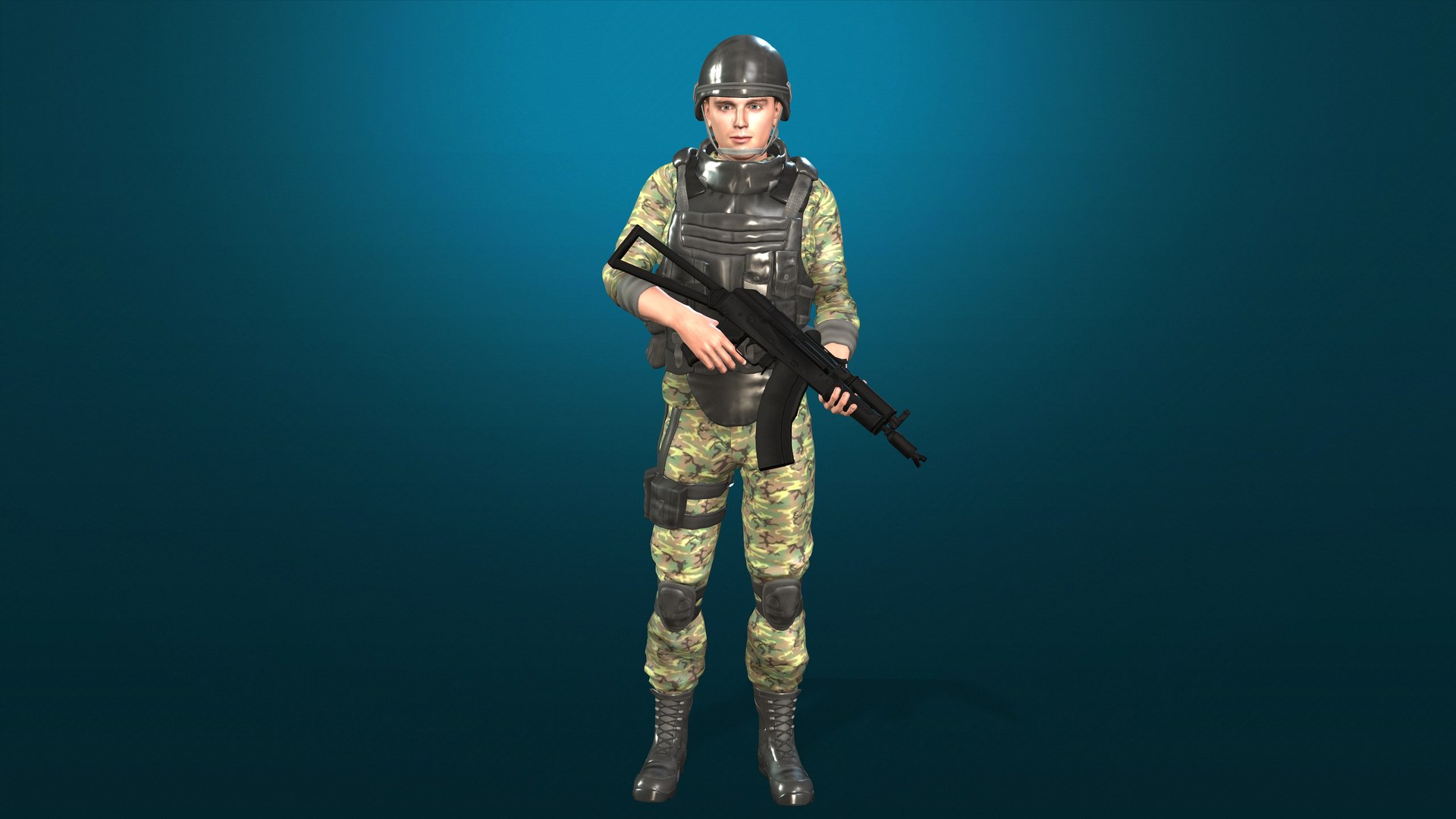 Soldier Military Animation File 3D Model - TurboSquid 1702043