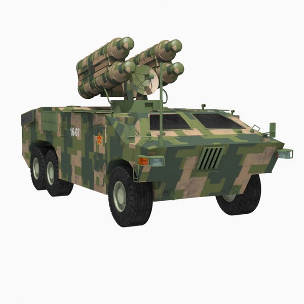 modelo 3d Lanzador de misiles chino HQ7b - TurboSquid 2218564