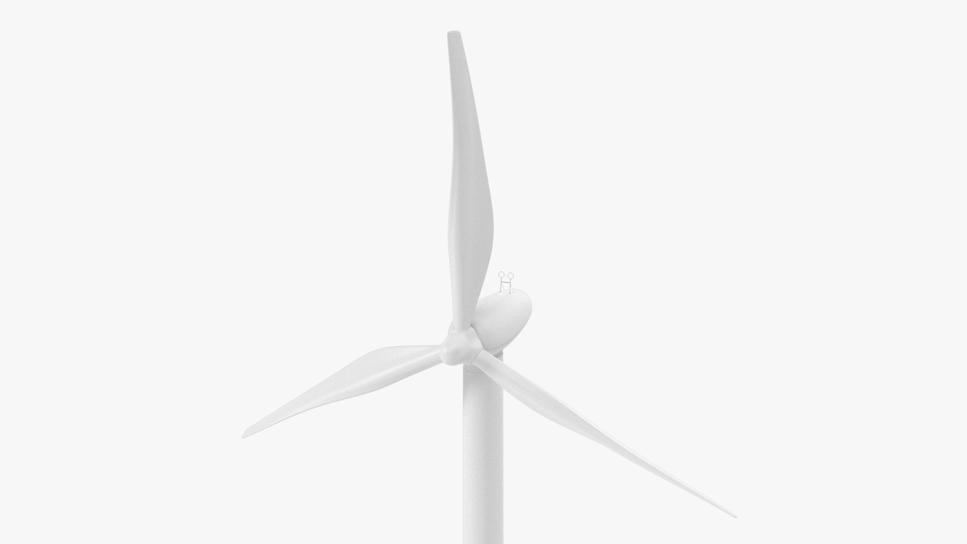 Modular Wind Turbine Generator 3d Model