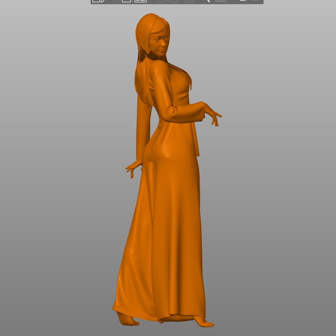免费美丽的女孩STL数字文件3D模型 - TurboSquid 2210270
