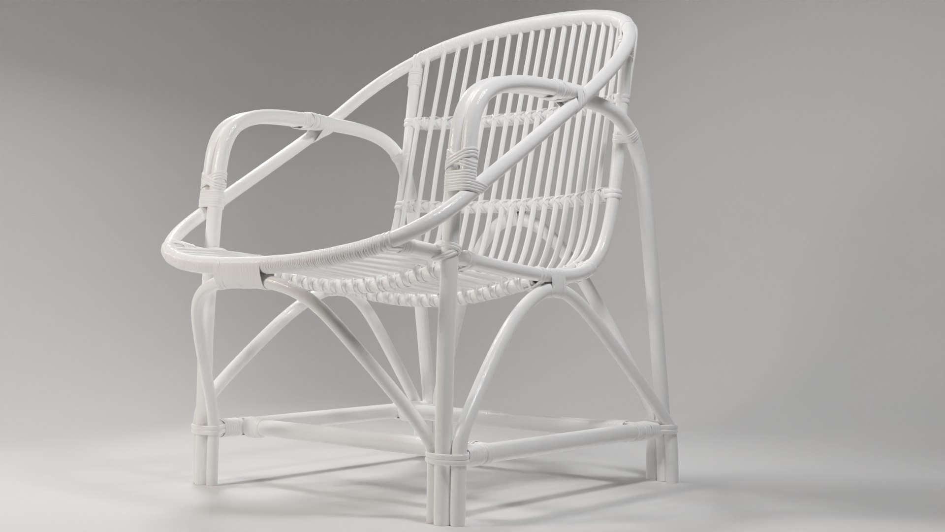 Bamboo Chair Model - TurboSquid 2126031