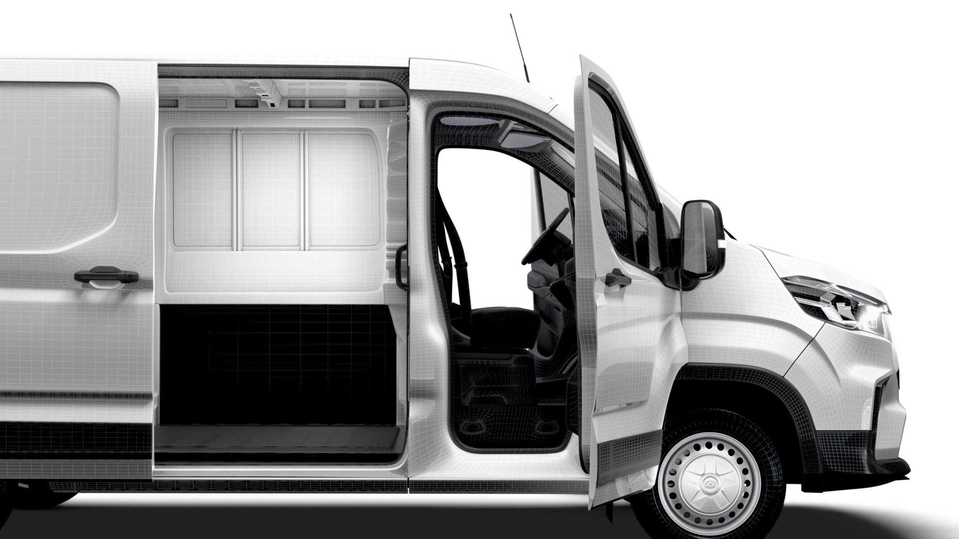Maxus Deliver 9 Van L1H1 HQInterior 2024 3D Model - TurboSquid 2276727