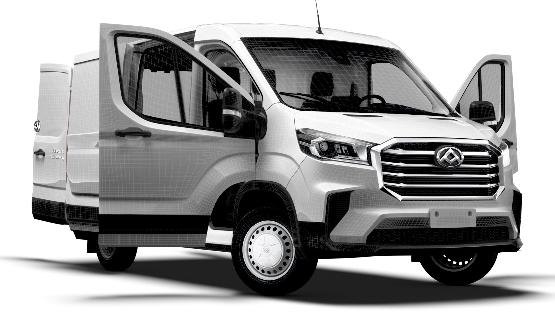 Maxus Deliver 9 Van L1H1 HQInterior 2024 3D Model - TurboSquid 2276727