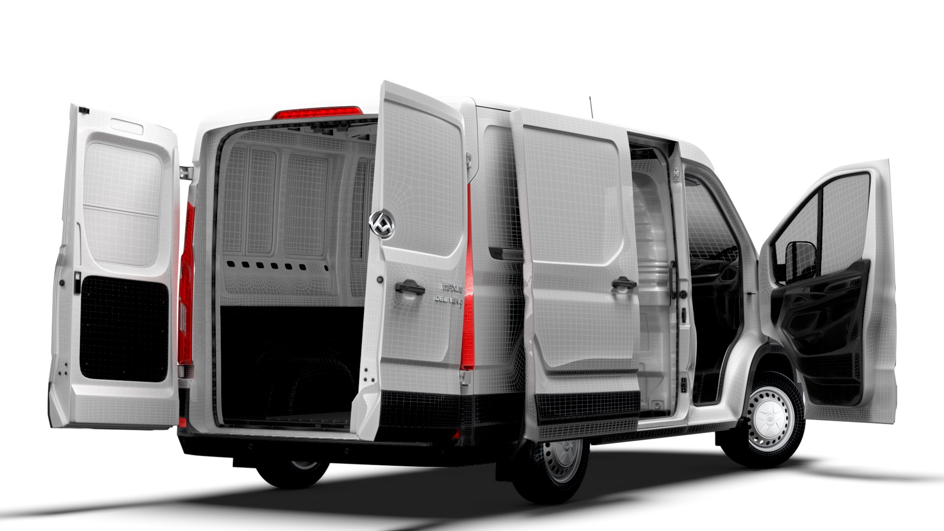 Maxus Deliver 9 Van L1H1 HQInterior 2024 3D Model - TurboSquid 2276727