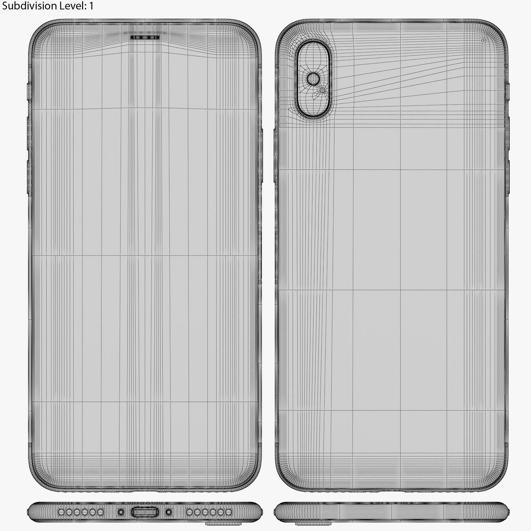 Realistic Apple Iphone X Model - TurboSquid 1202796