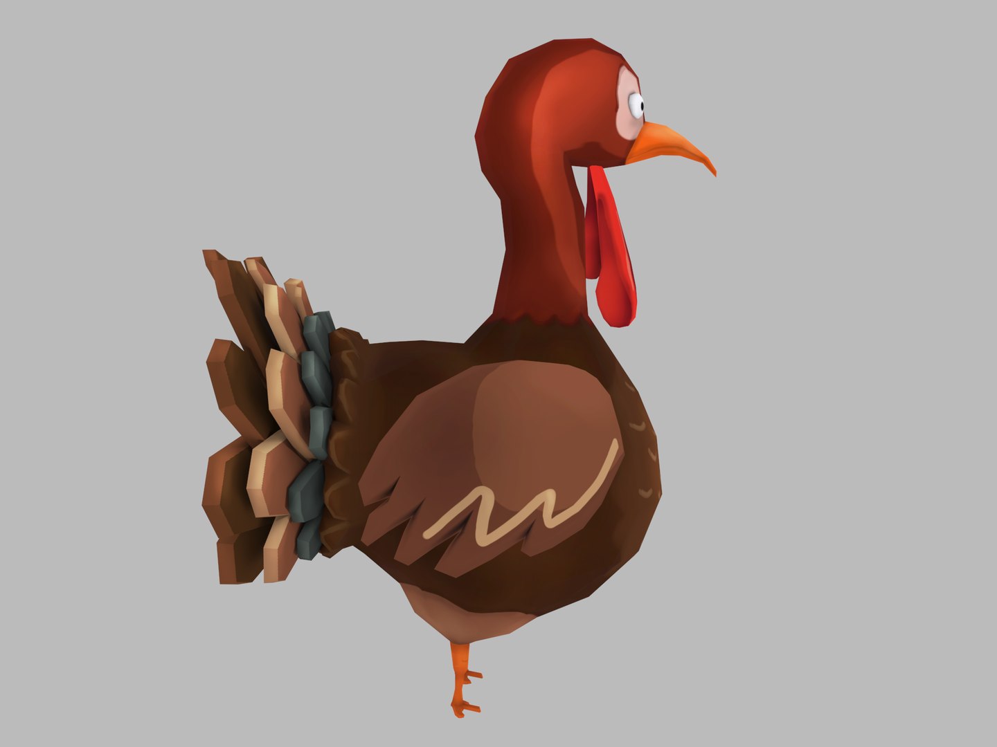 Turkey Bird 3D Model - TurboSquid 1343018
