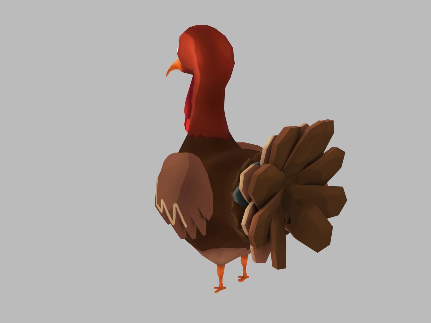 Turkey Bird 3D Model - TurboSquid 1343018