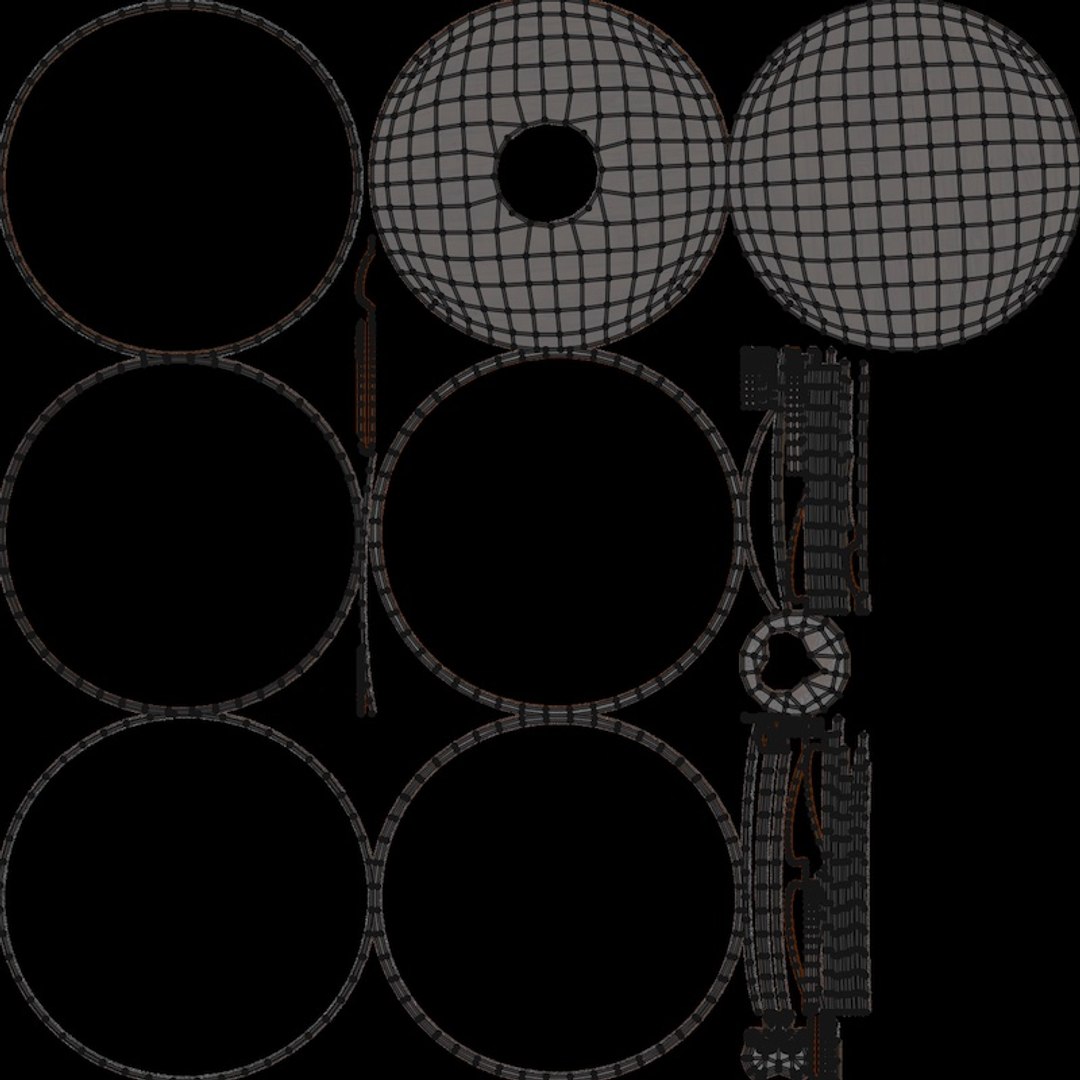 3D Low Poly Skull Shield PBR - Battered Model - TurboSquid 1976362