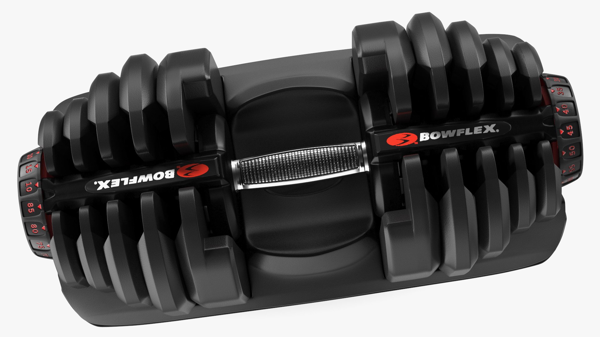 Bowflex Selecttech 1090 Adjustable Dumbbell With Holder 3D Model ...
