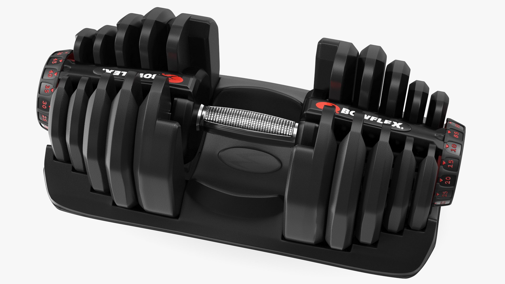 Bowflex Selecttech 1090 Adjustable Dumbbell with Holder 3D model ...