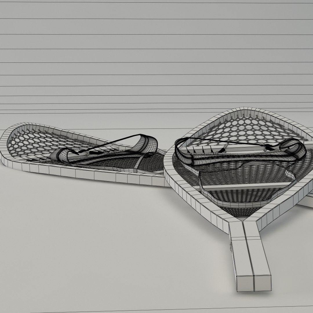 3d model snow shoes snowshoes