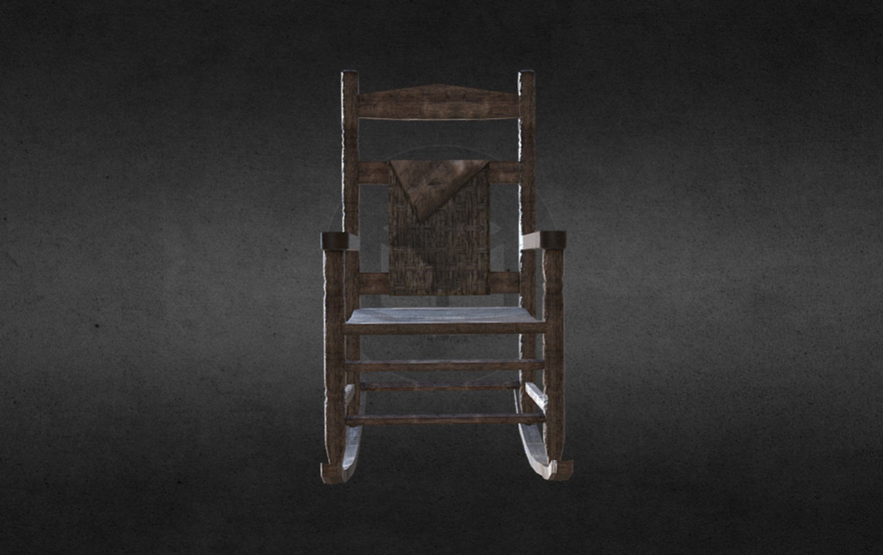 3D Antique Rocking Chair Animation Model - TurboSquid 1332302