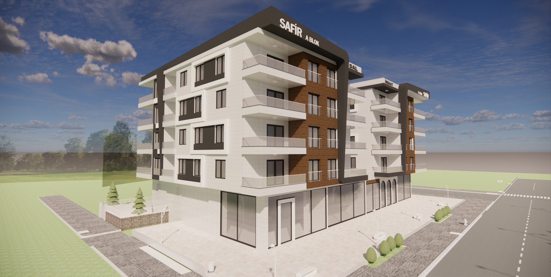 3D Office Building And Dormitory-A6 - TurboSquid 2099039