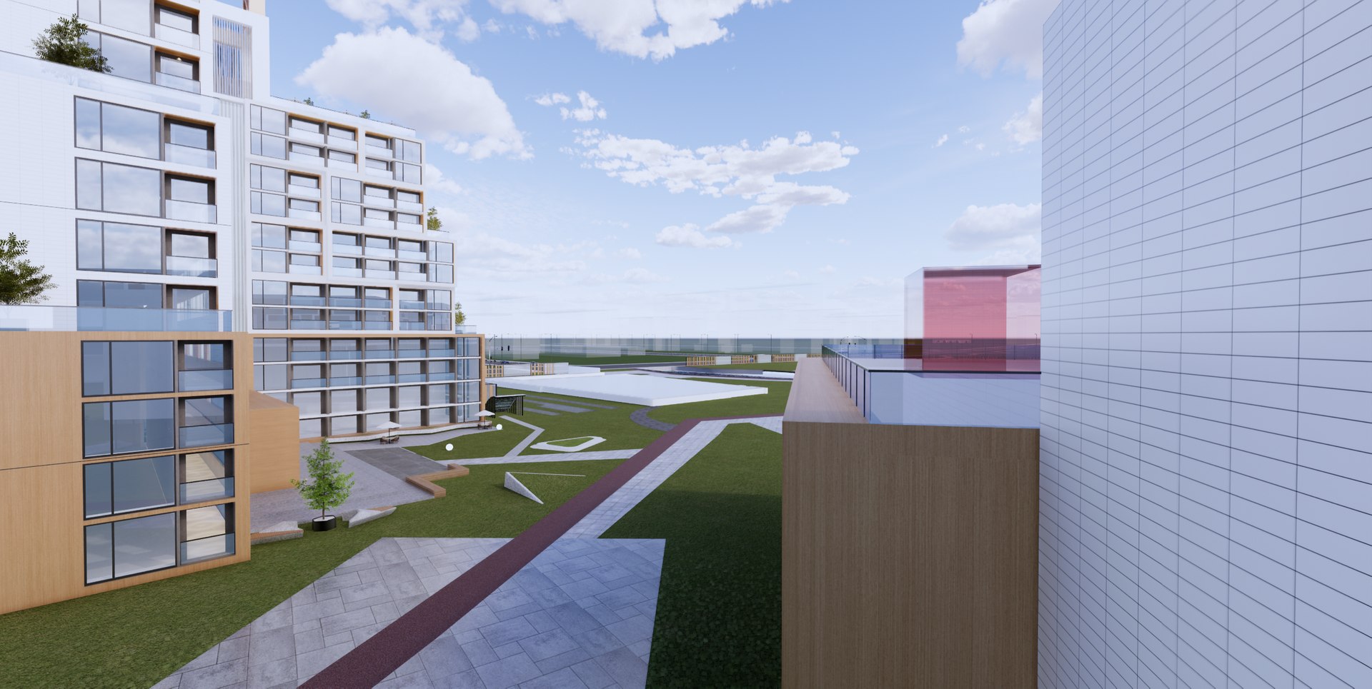 3D Office Building And Dormitory-A6 - TurboSquid 2099039