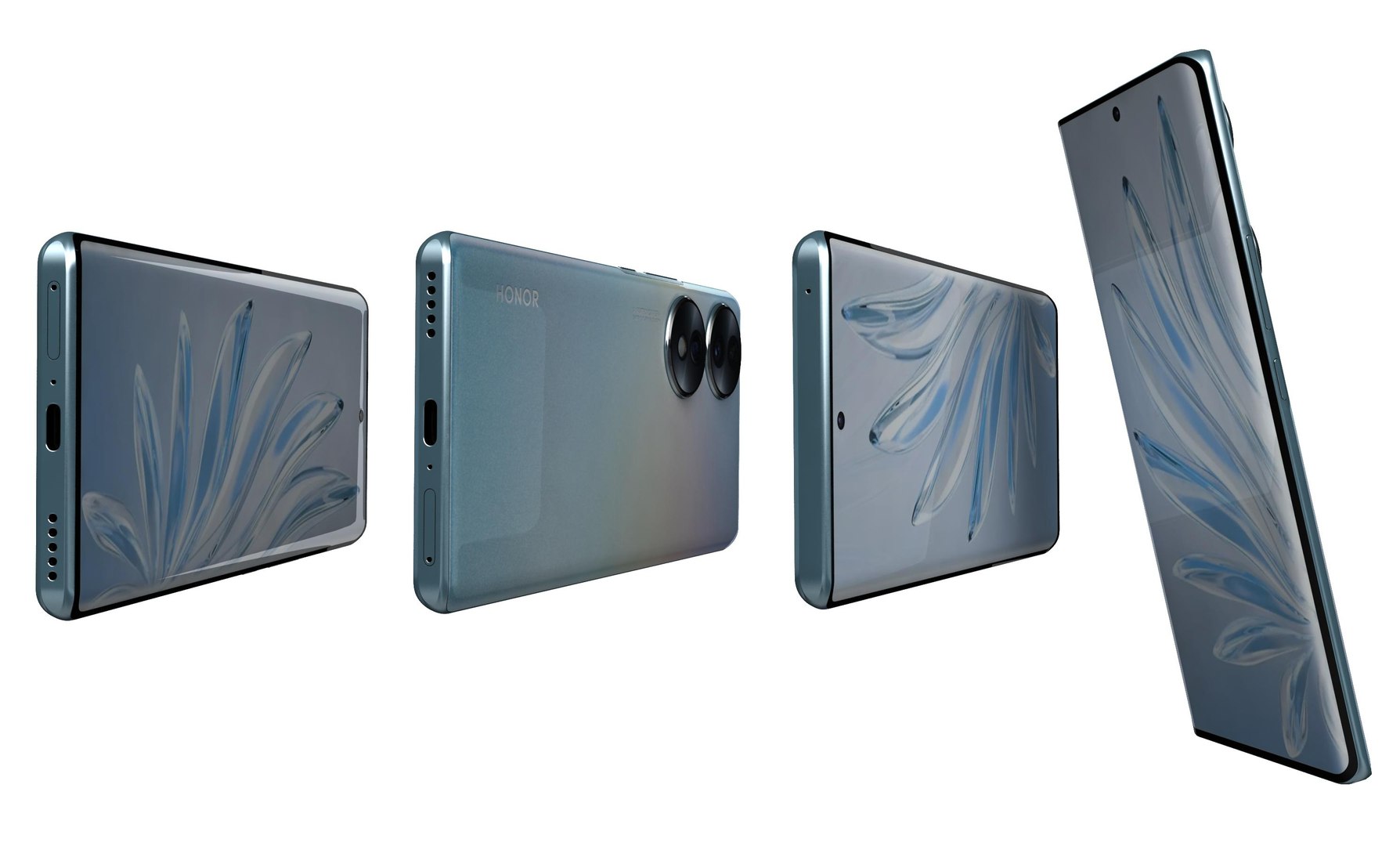 3D Honor 70 Blue - TurboSquid 1967192