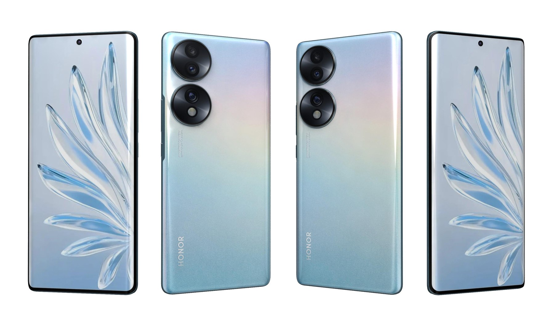 3D Honor 70 Blue - TurboSquid 1967192