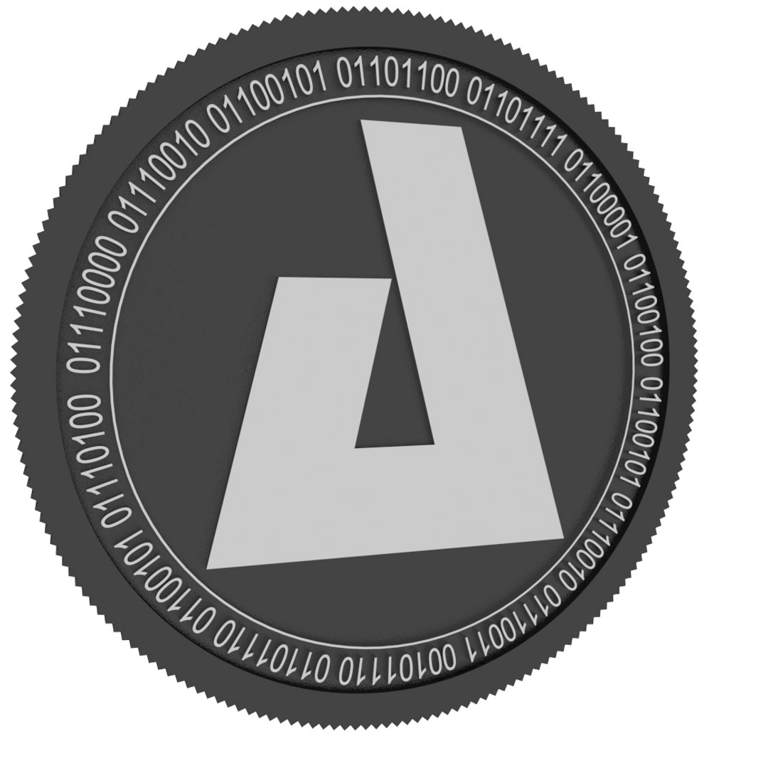 Arto Black Coin 3D Model - TurboSquid 1593607