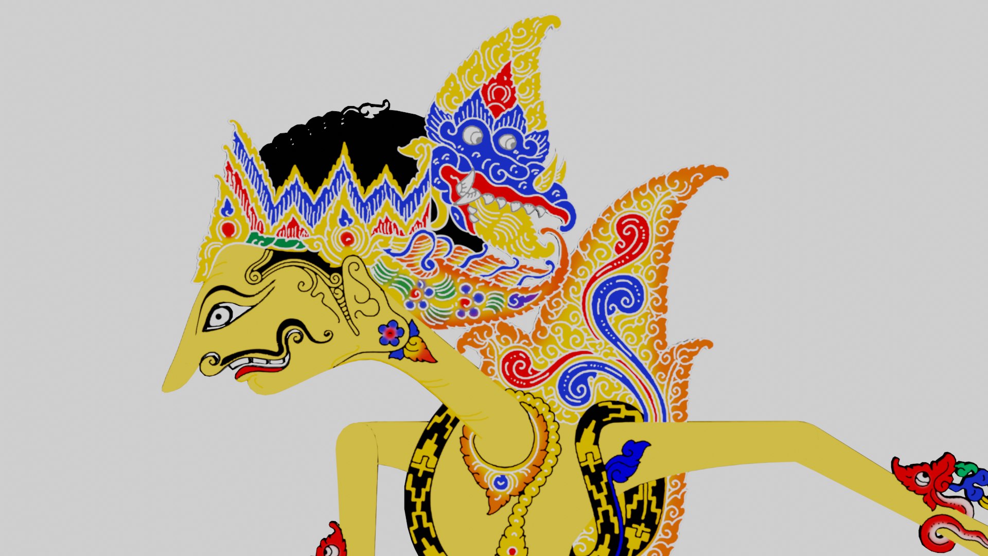 3D Wayang Kulit Salya - TurboSquid 2268501