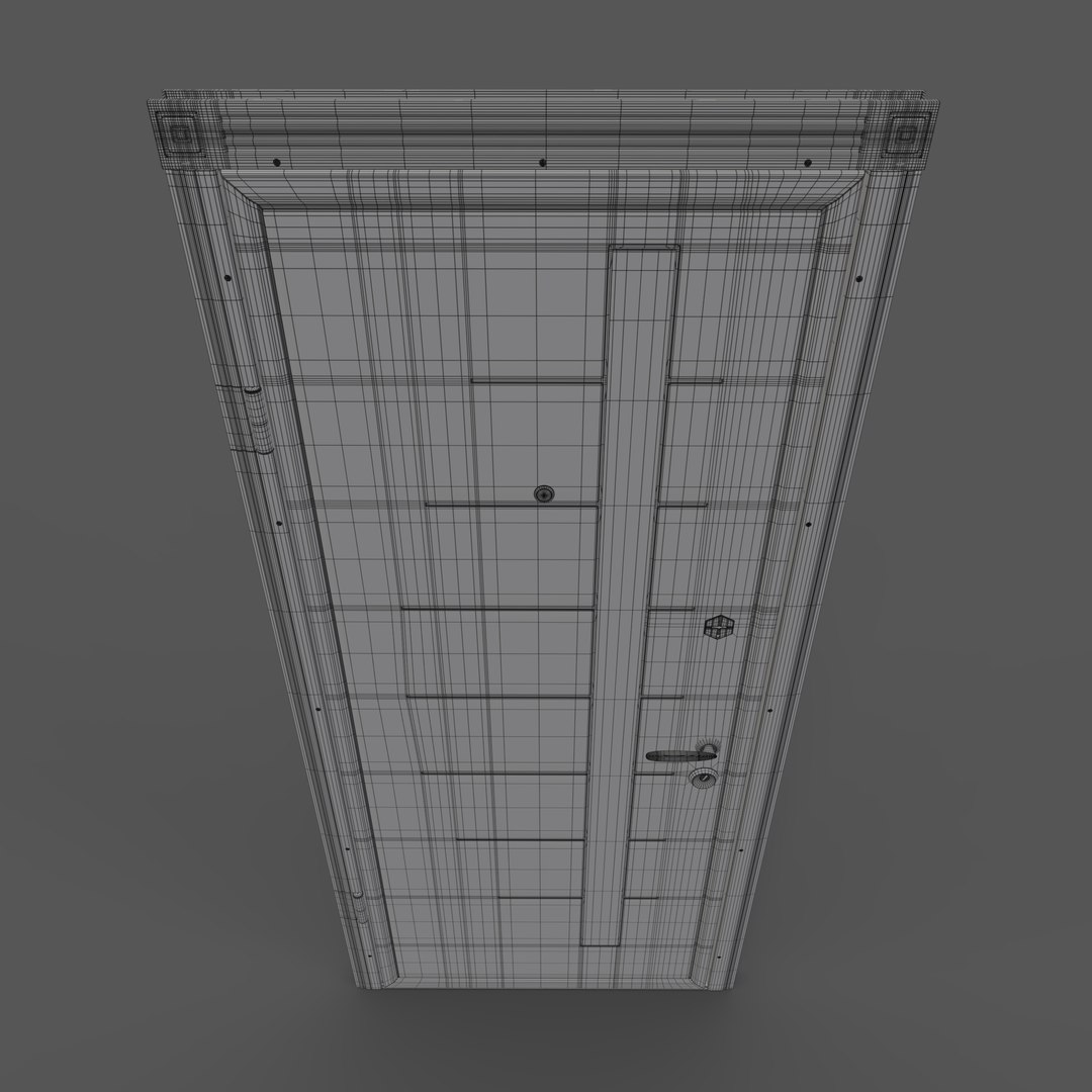 3D Model Door Outdoor Strazh Livan Cedar - TurboSquid 1906902