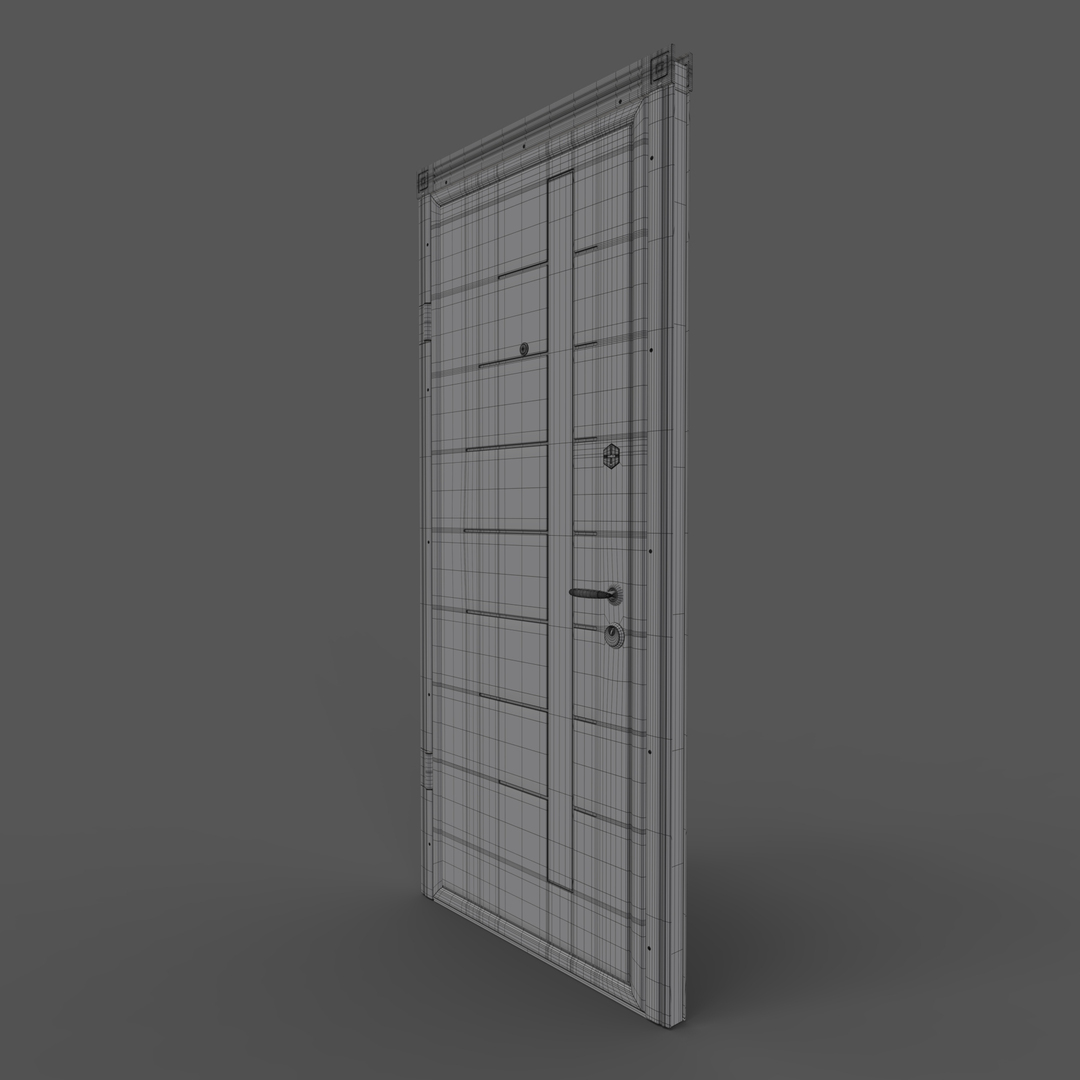 3D model Door outdoor Strazh livan cedar - TurboSquid 1906902