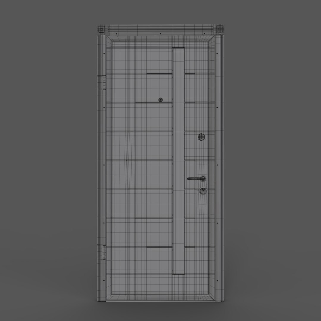 3D Model Door Outdoor Strazh Livan Cedar - TurboSquid 1906902