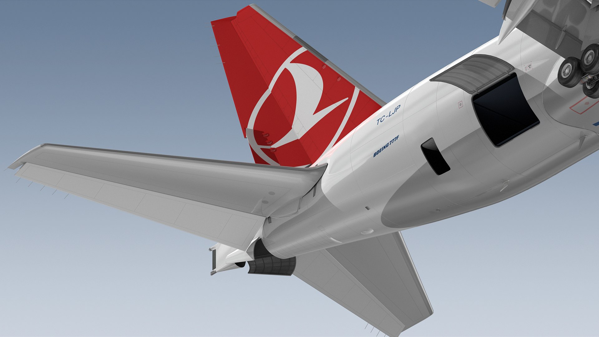 3D Boeing 777-F Turkish Cargo model - TurboSquid 2170630