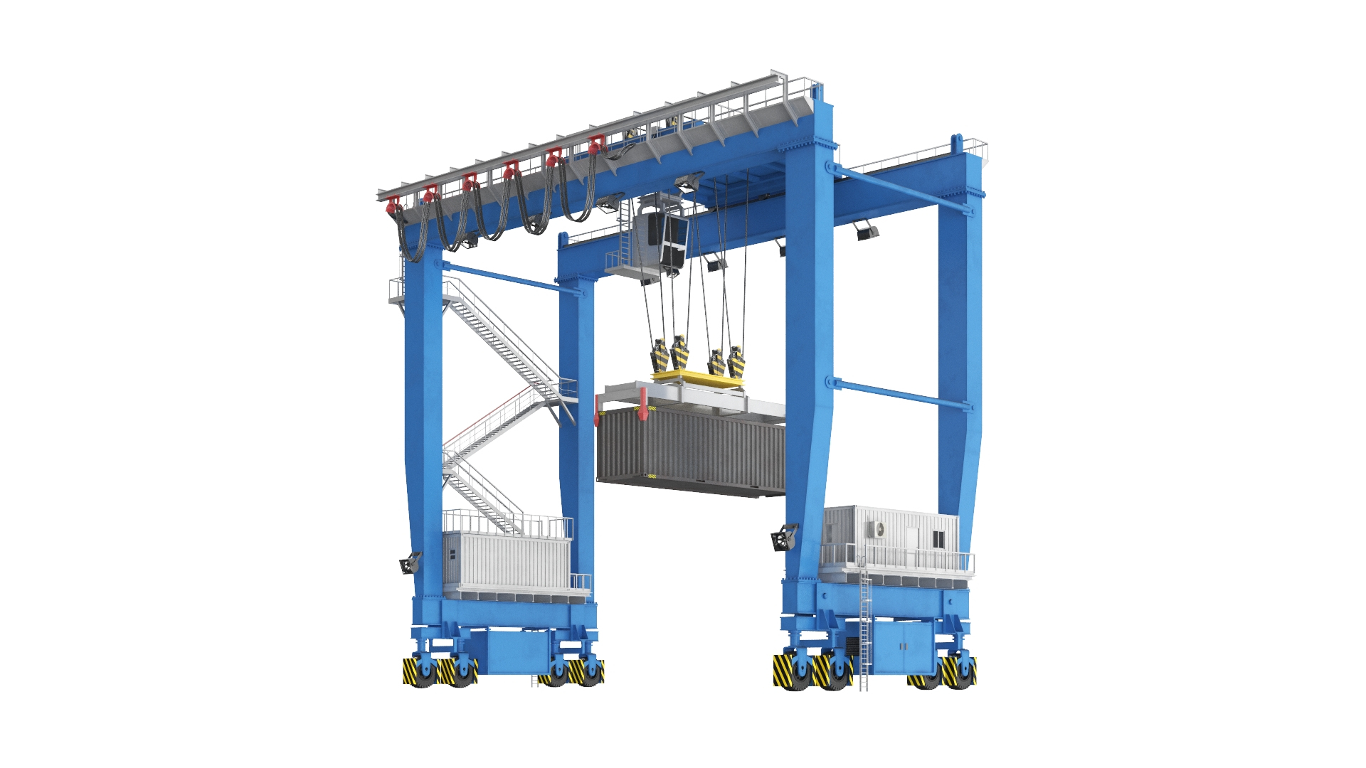 3D Model Gantry Container Crane - TurboSquid 1778346