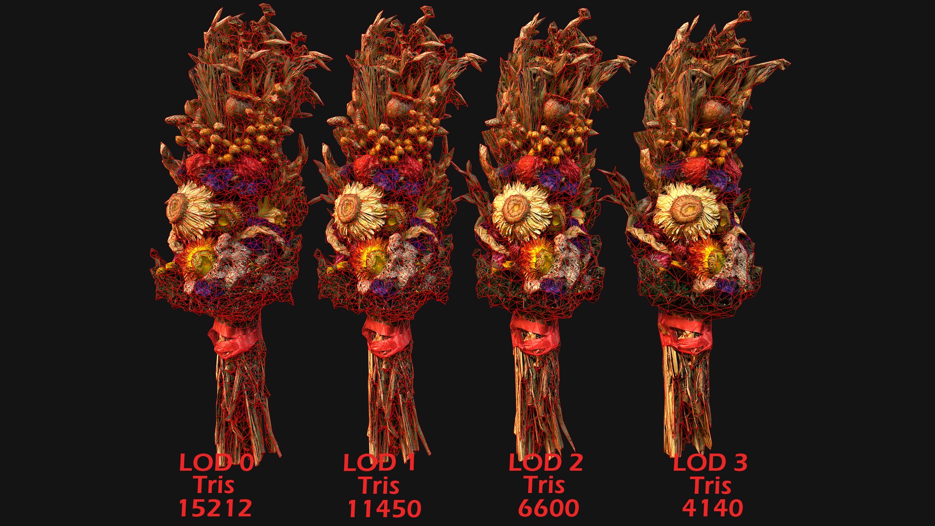 3D Flowers With Herbs Alchemist And Witch Set - TurboSquid 2378803
