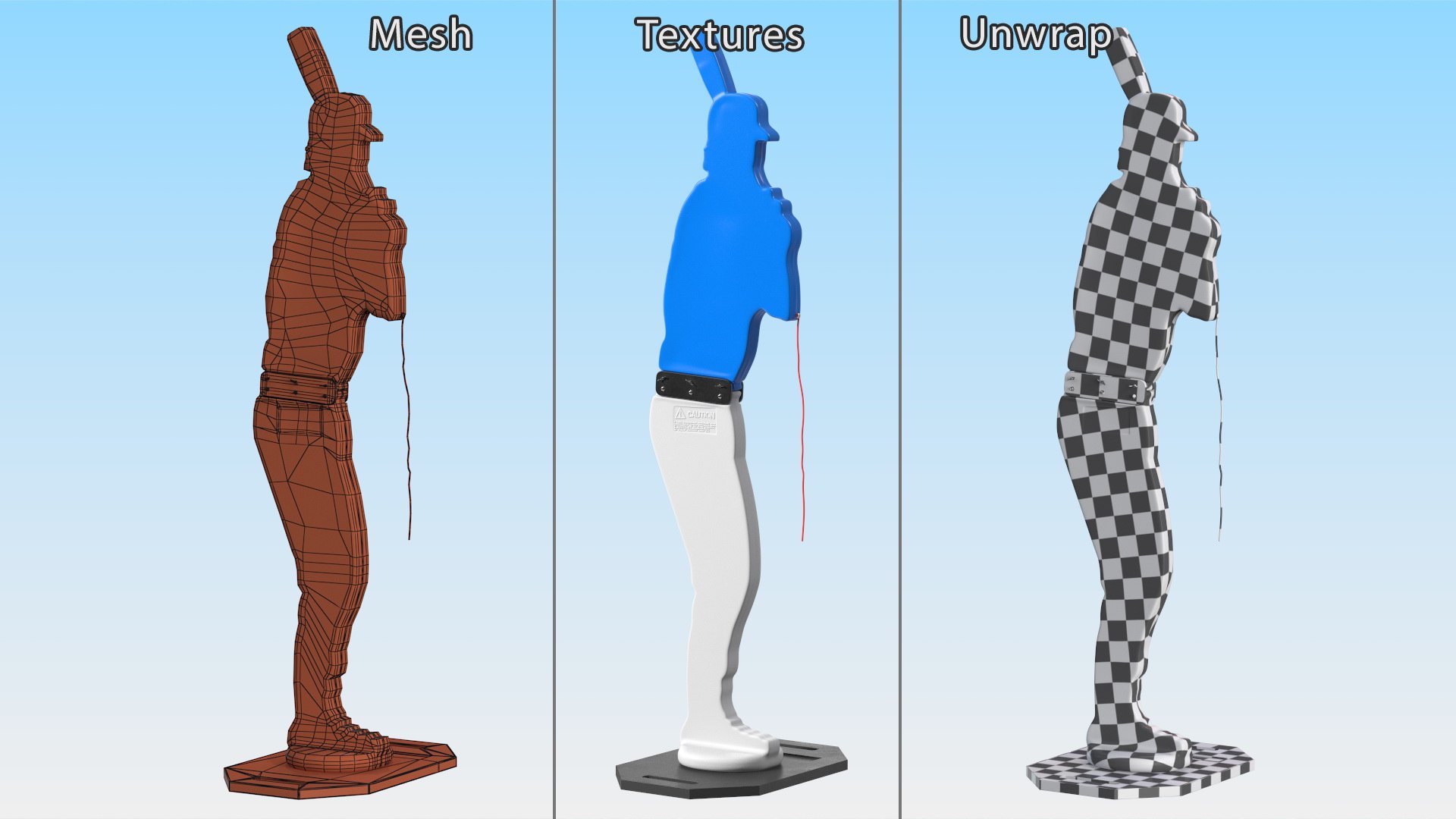 Baseball Pitching Dummy Model - TurboSquid 2221522