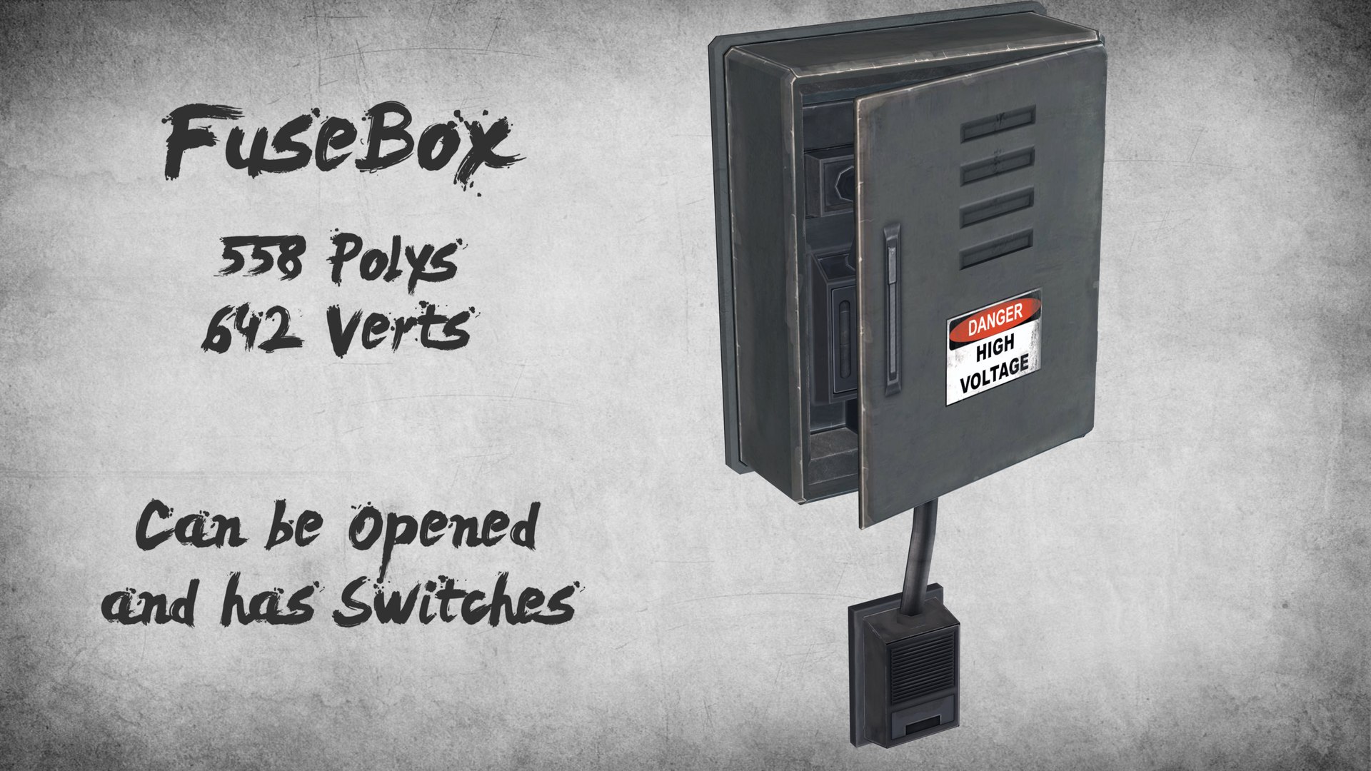 3d Model Electric Fusebox Fuse Box