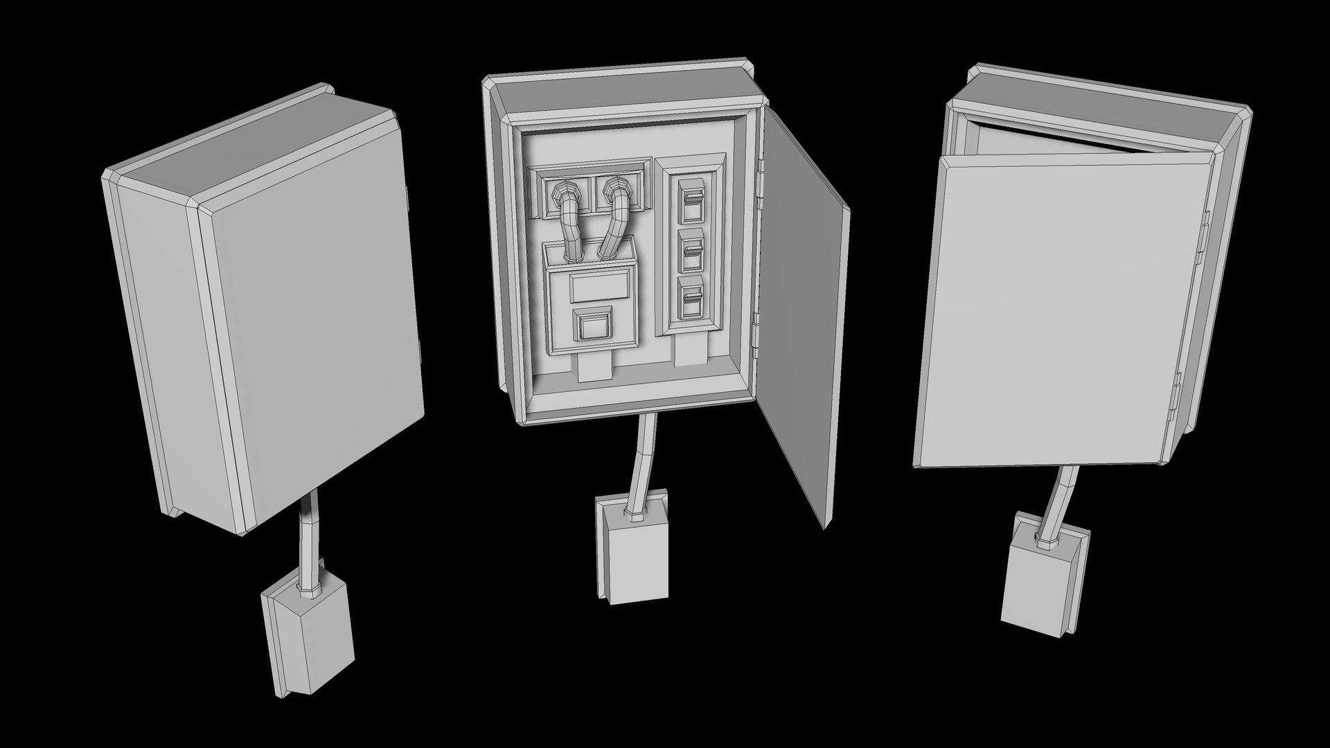 3d Model Electric Fusebox Fuse Box