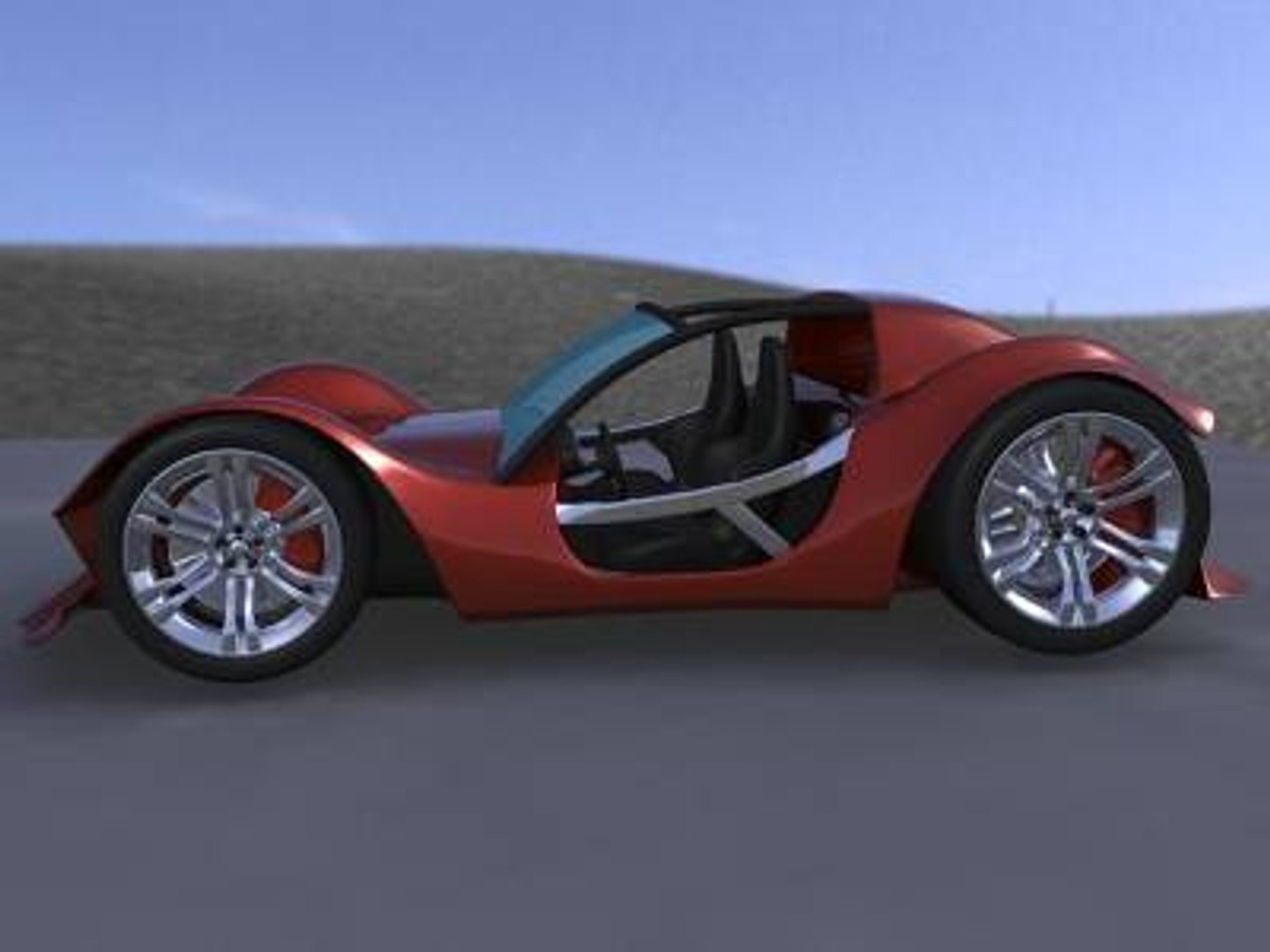 3d buggy concept car