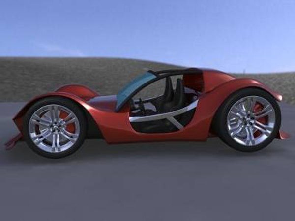 3d buggy concept car