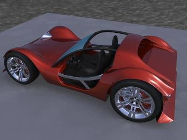 3d buggy concept car