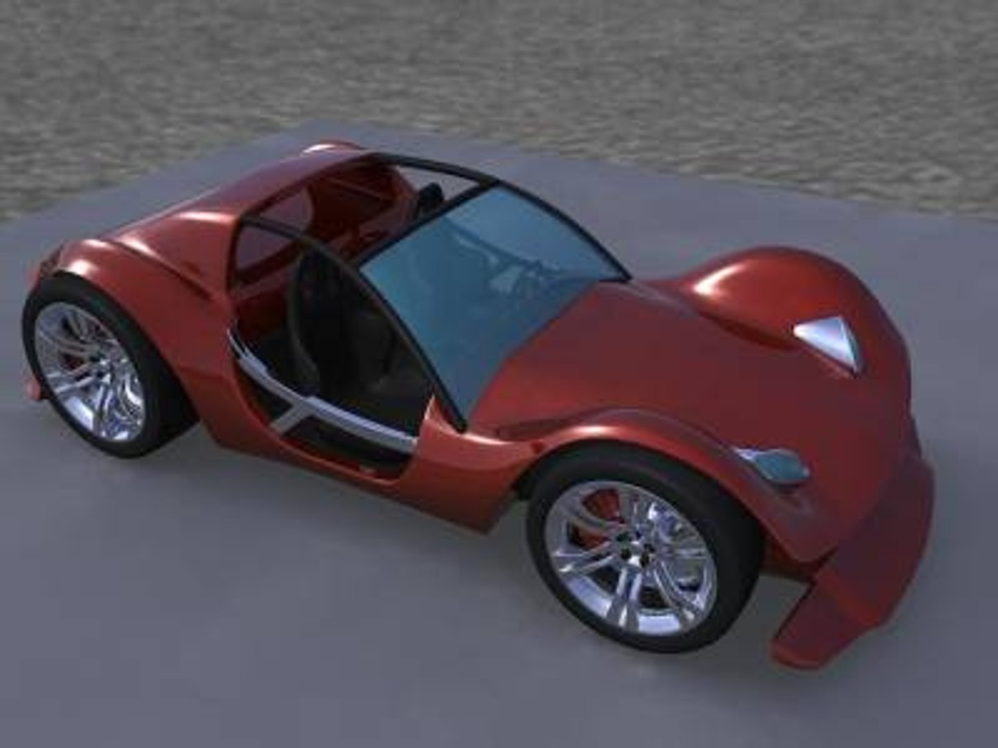 3d buggy concept car