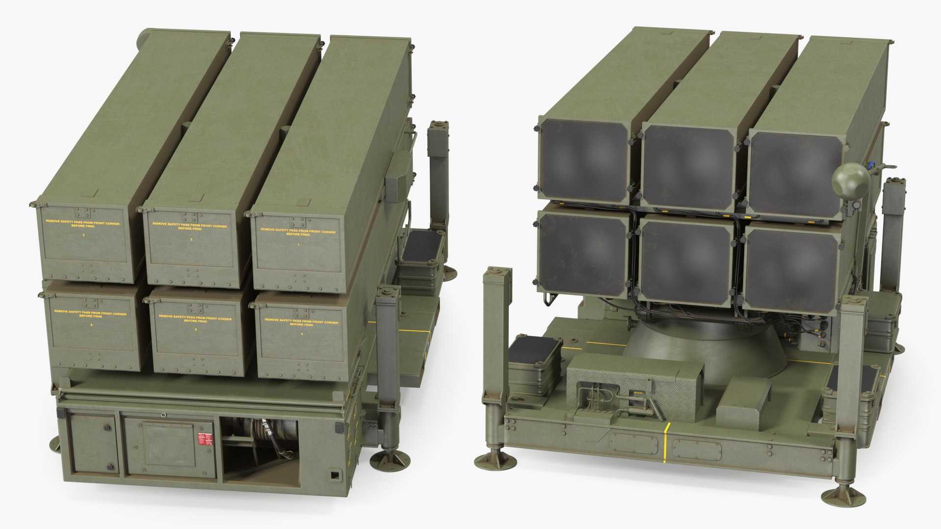 3D NASAMS Air Defense System is Small-Medium Range model - TurboSquid ...