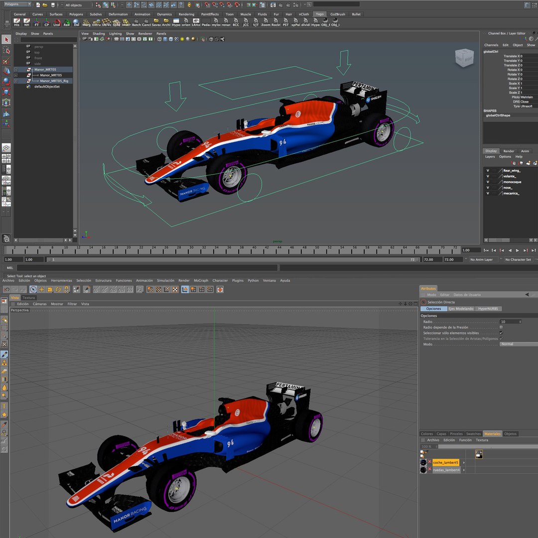 3d Model Manor Mrt05 Wheels