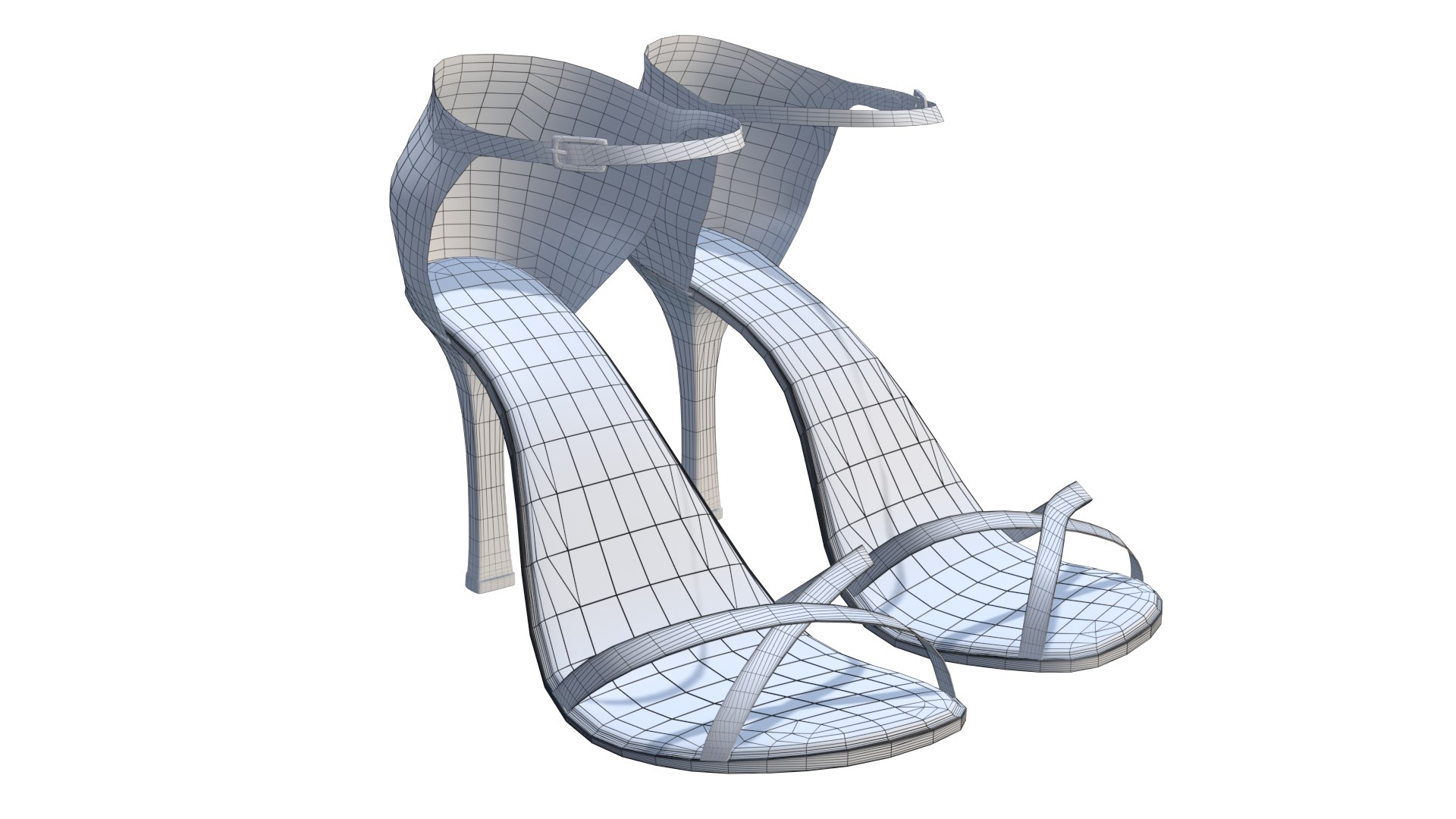 Golden Sandal 3D Model - TurboSquid 2377322