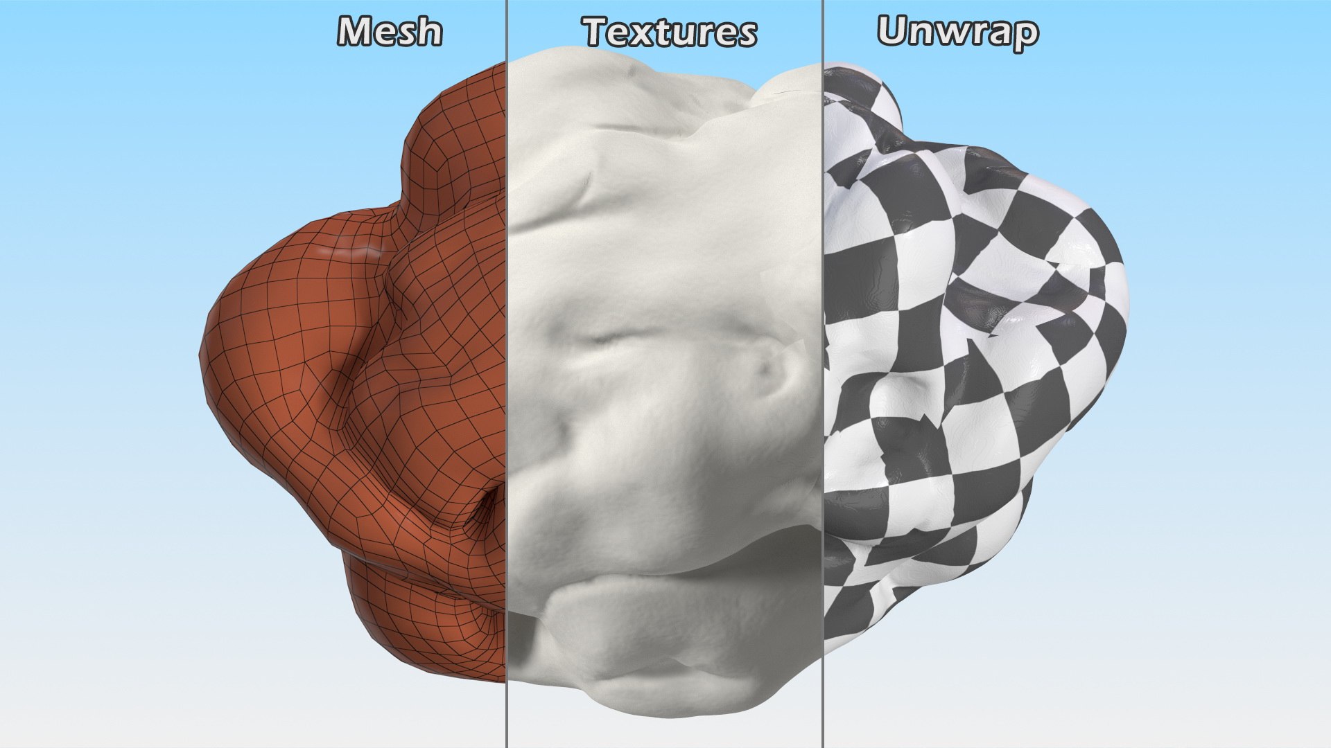 3D Chewed Bubble Gum White model - TurboSquid 1830800