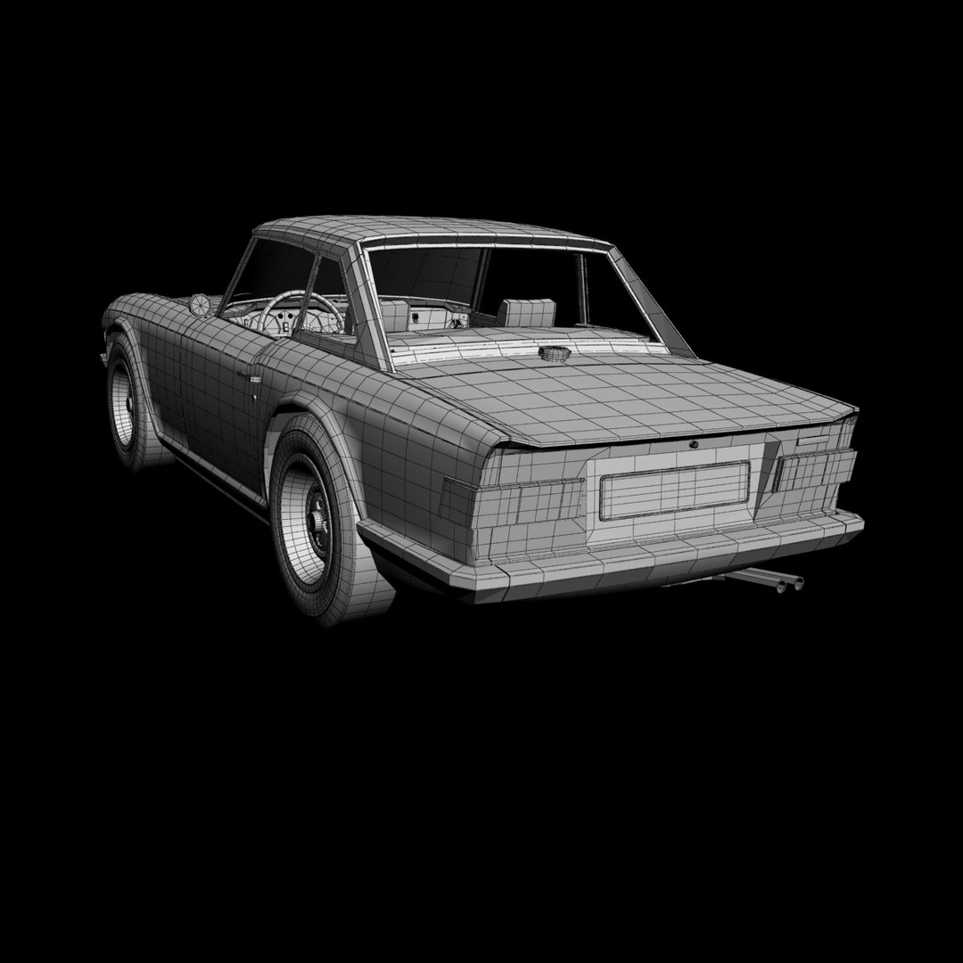 3D triumph tr6 - TurboSquid 1272696