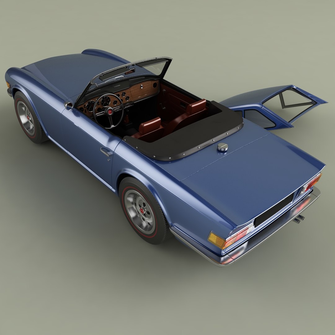3D triumph tr6 - TurboSquid 1272696
