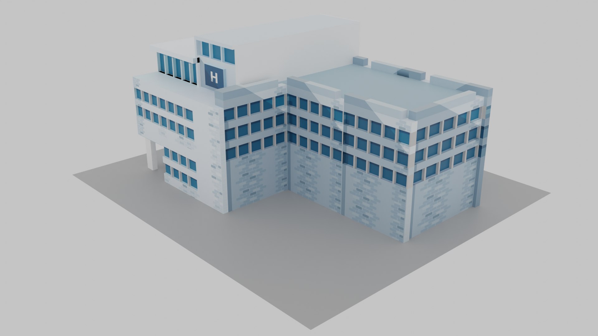 3D Model Hospital - TurboSquid 2132185