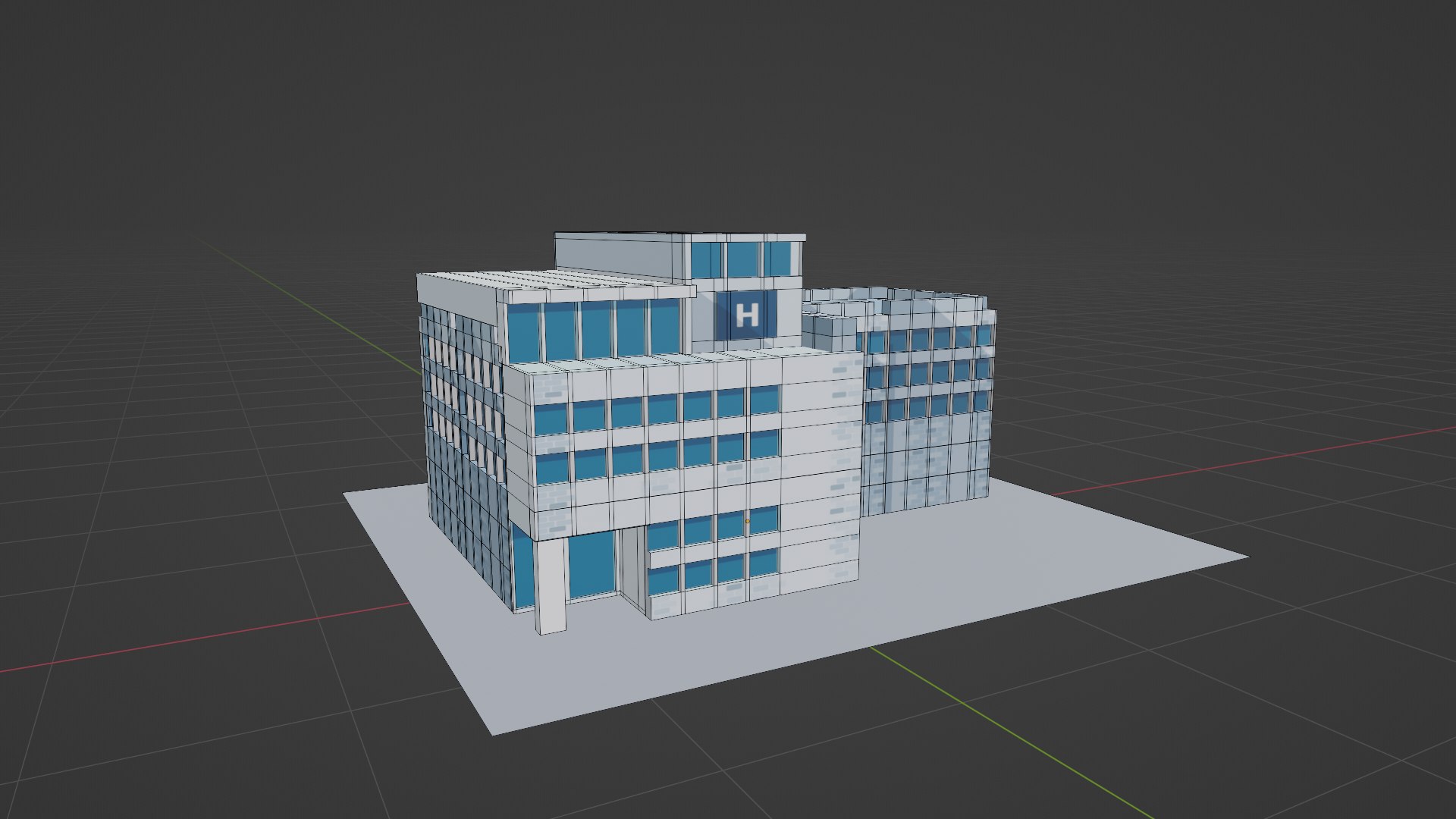 3D Model Hospital - TurboSquid 2132185